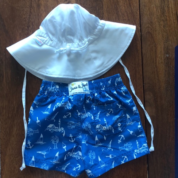 Janie and Jack | Swim | Janie Jack Boys Swim Trunks And Ruggedbutts Sun ...